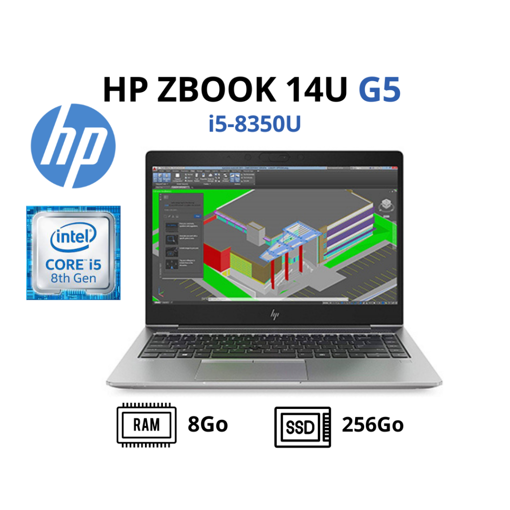 HP EliteBook 840 G6 Core i5-8365U I 16Go I 256Go NVMe I 14″ Full HD ...